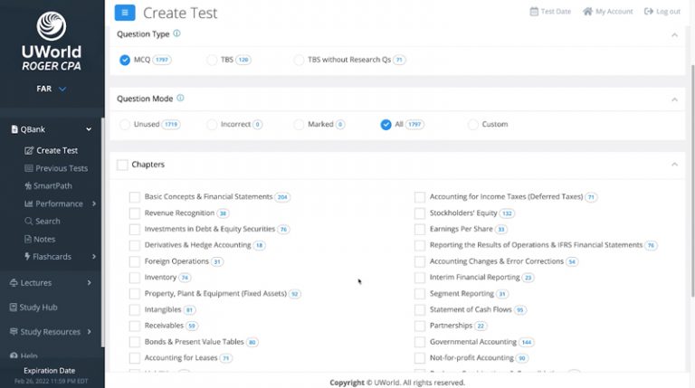 UWorld Roger CPA Review Course & Study Materials - [ 2022 Review ] -